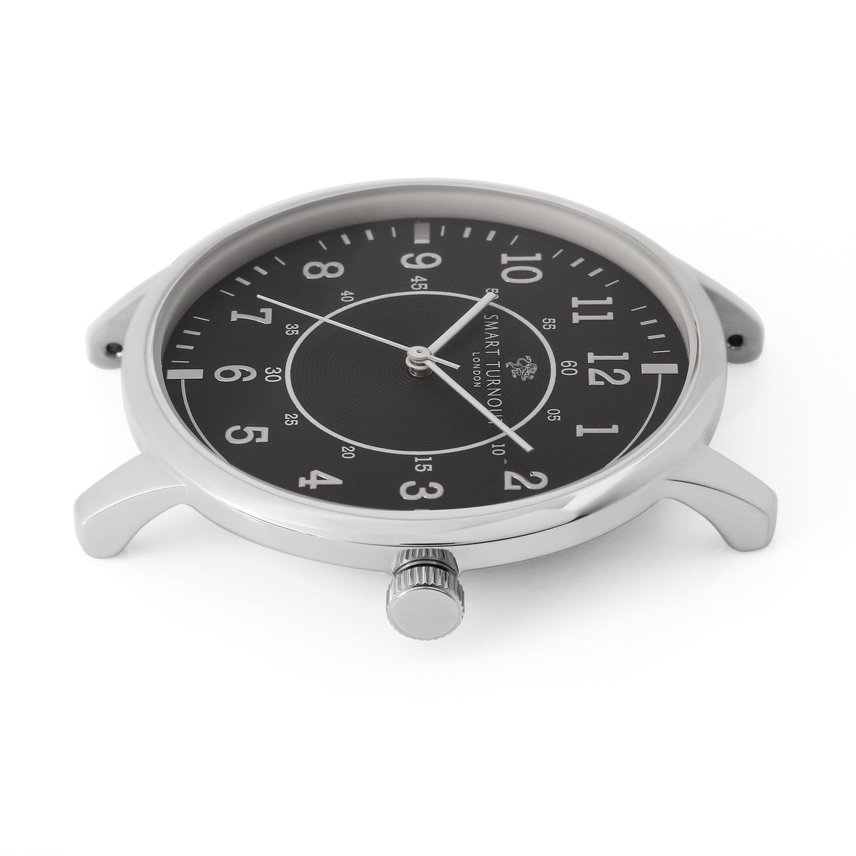 Varsity Watch Black (Silver), Light Blue and White Stripe NATO Watch S ...