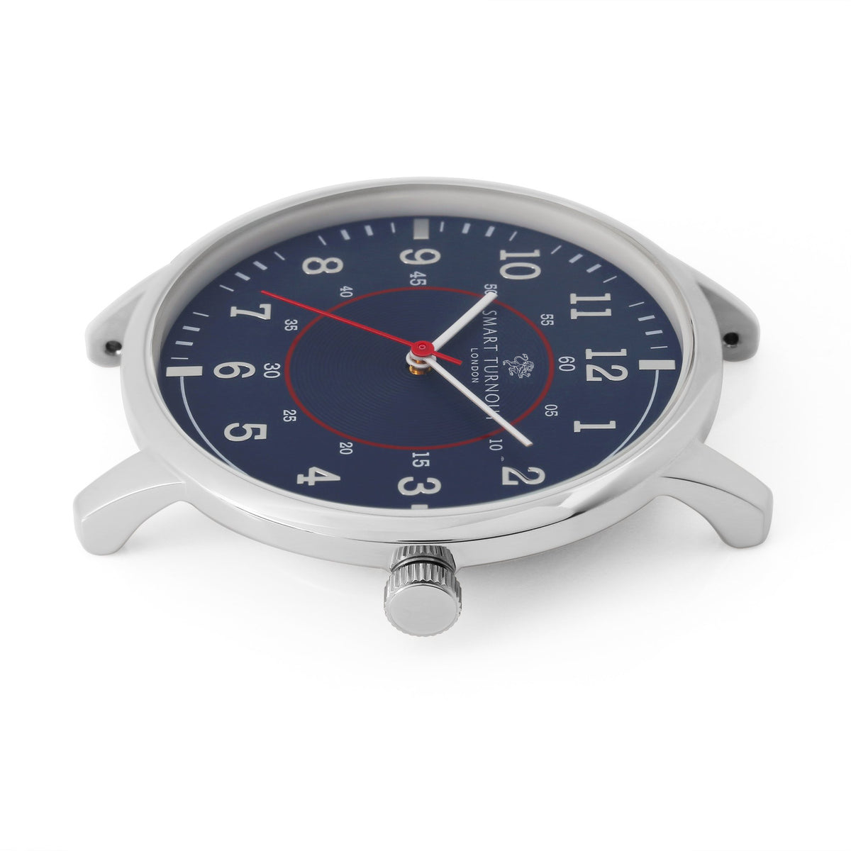 Varsity Watch Navy Blue (Silver), Navy Blue and Yellow Striped NATO Wa ...