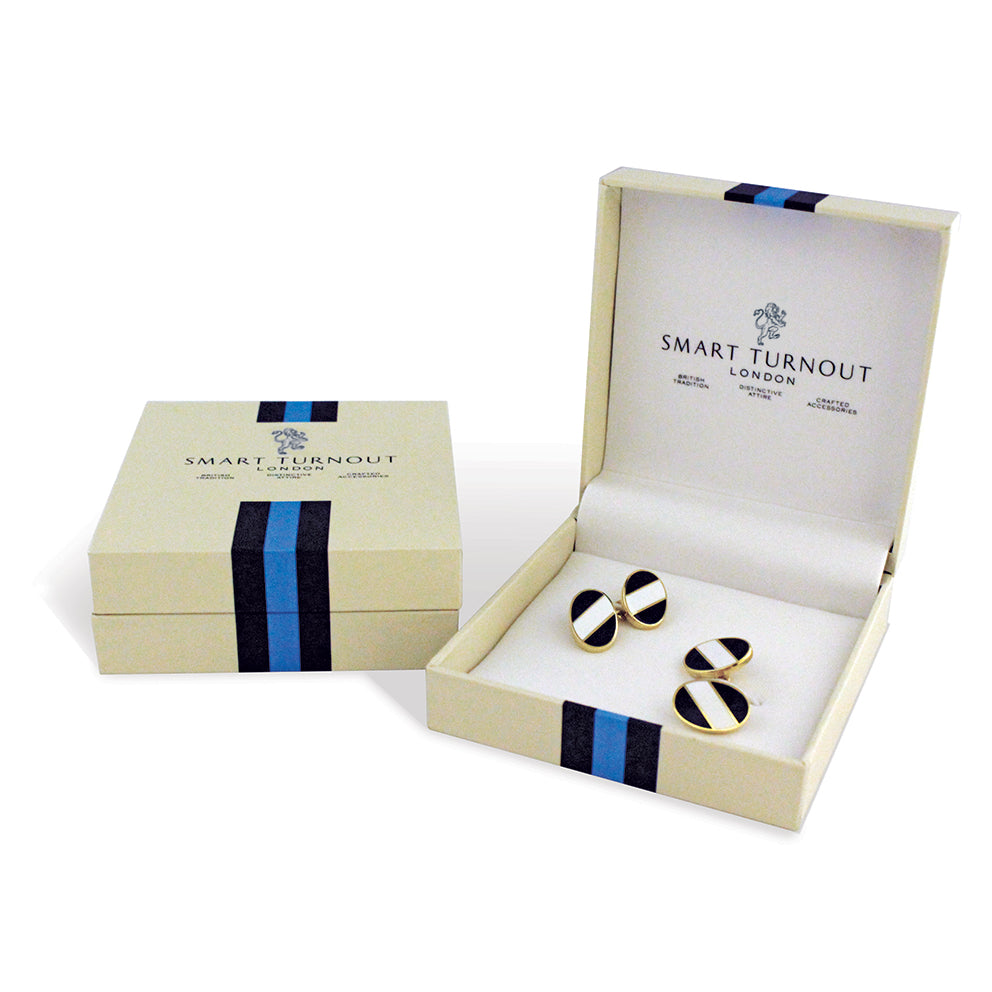 Royal Navy Enamel Cufflinks – Smart Turnout