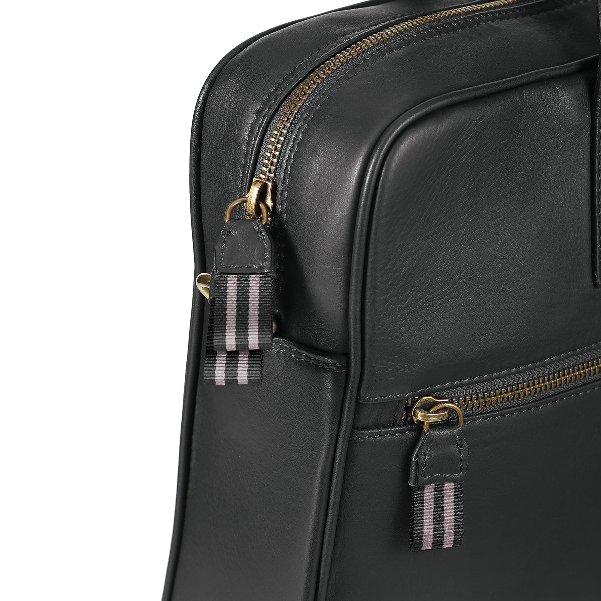 NATO Black Leather Briefcase – Smart Turnout