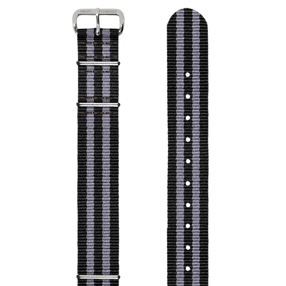 NATO 18mm Grosgrain Watch Strap (Silver Fittings) – Smart Turnout