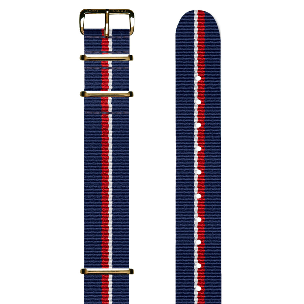 Royal Navy 20mm NATO Watch Strap (Gold Fittings) – Smart Turnout