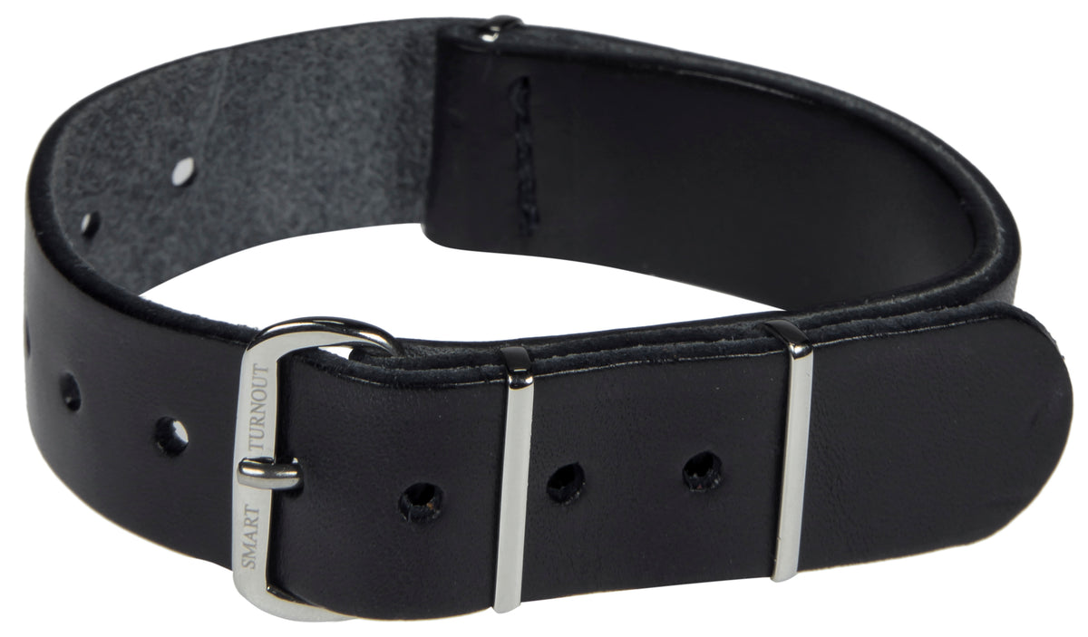 Black Leather 20mm Watch Strap (Silver Fittings) – Smart Turnout